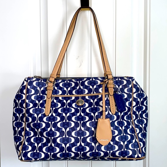 Coach | Bags | Coach Blue Dream Cs Shoulder Bag 3compartment | Poshmark